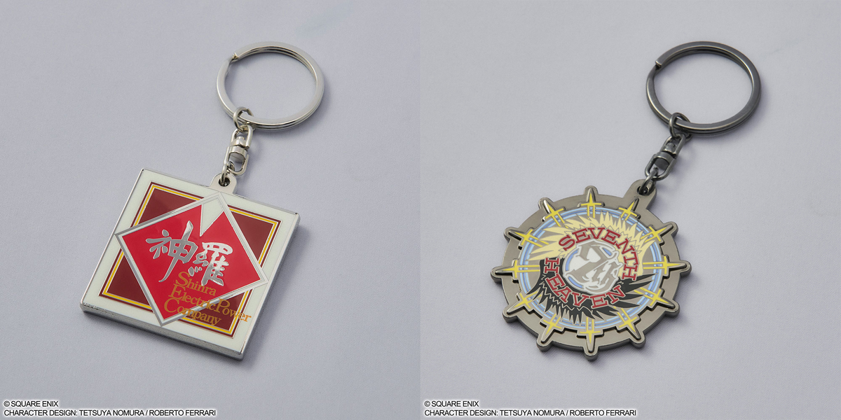 Square Enix Final Fantasy VII Remake Metal Keychains – TheGoldenNook