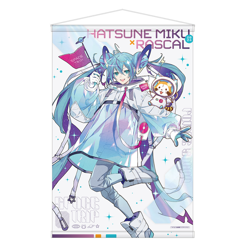 Caravan Vocaloid Hatsune Miku x "Rascal the Raccoon" 2024 B2 Tapestry ...
