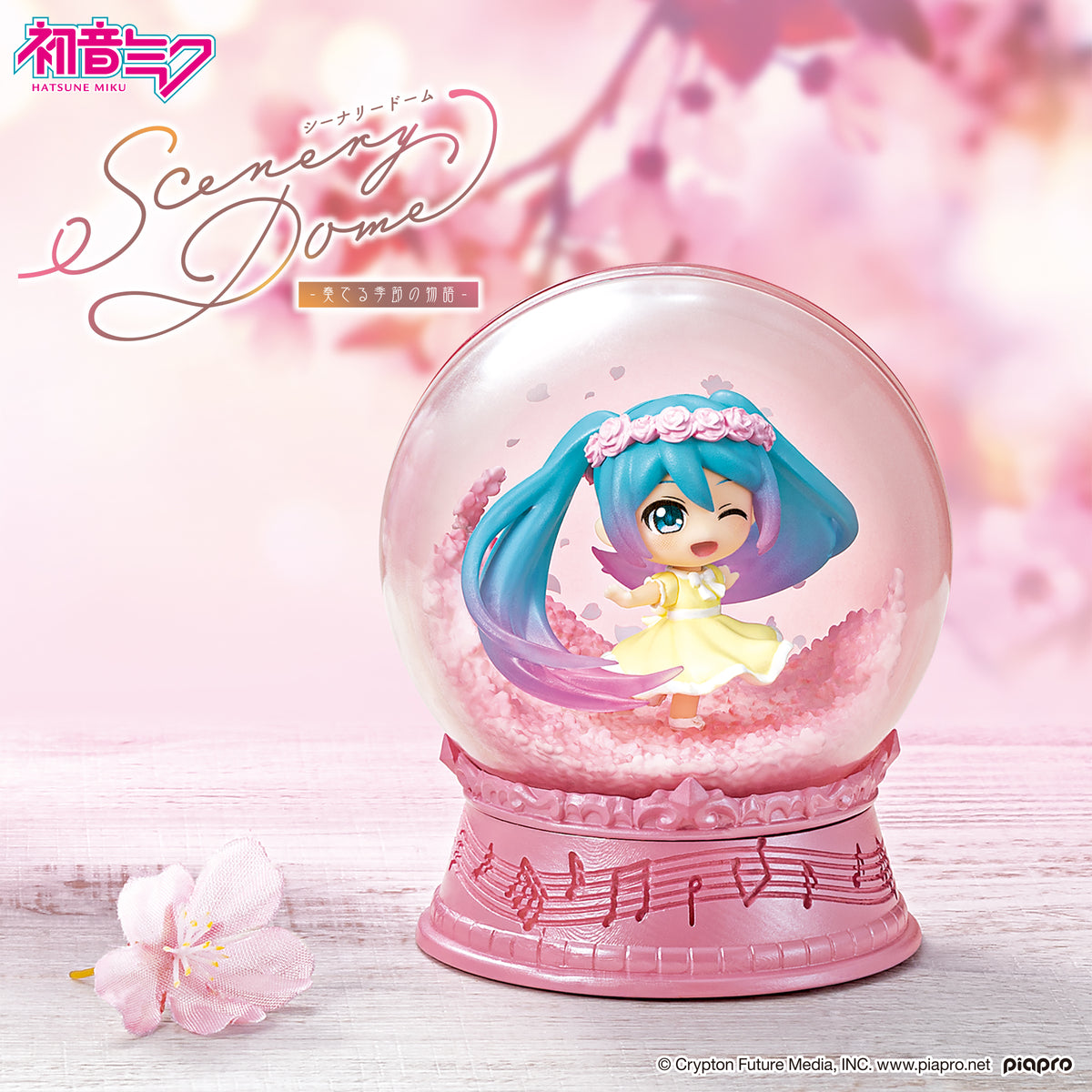 Re-ment Vocaloid Hatsune Miku Scenery Dome Collection Mini Figures ...