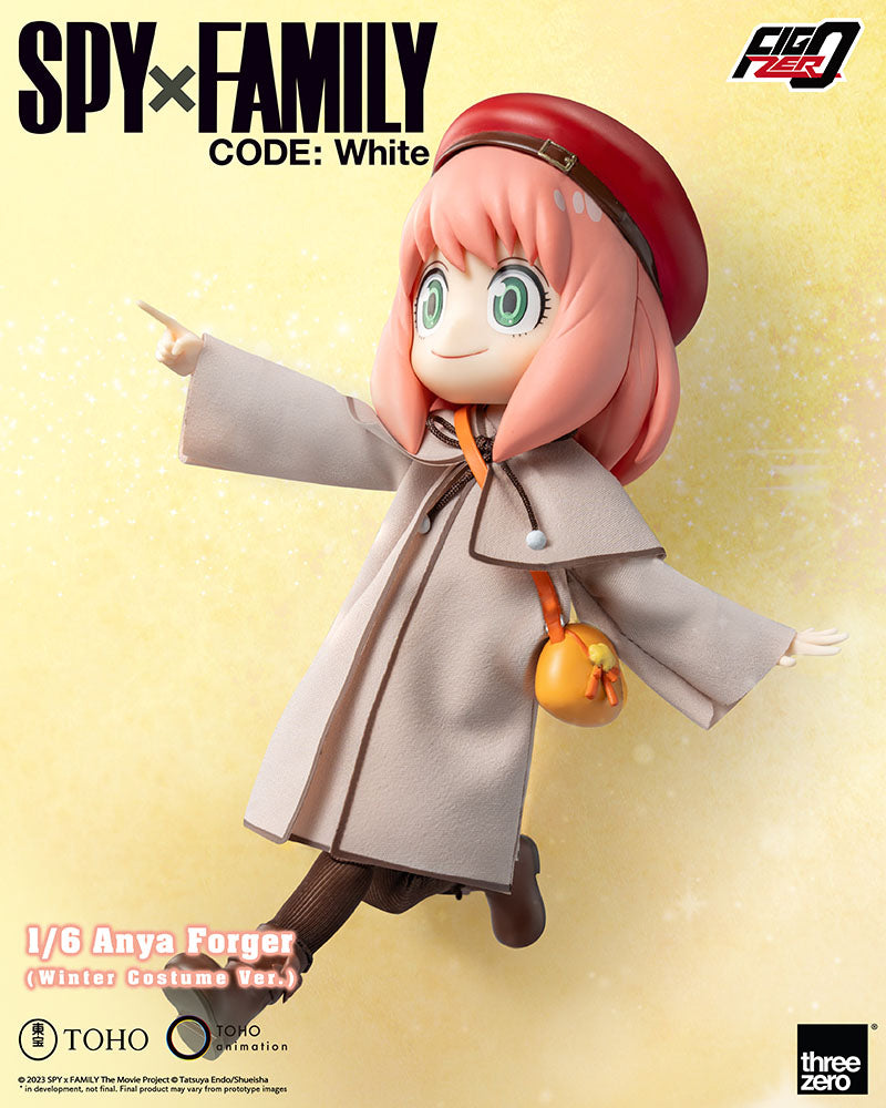 ThreeZero Spy X Family Code: White Anya Forger Winter Costume Ver. Fig ...